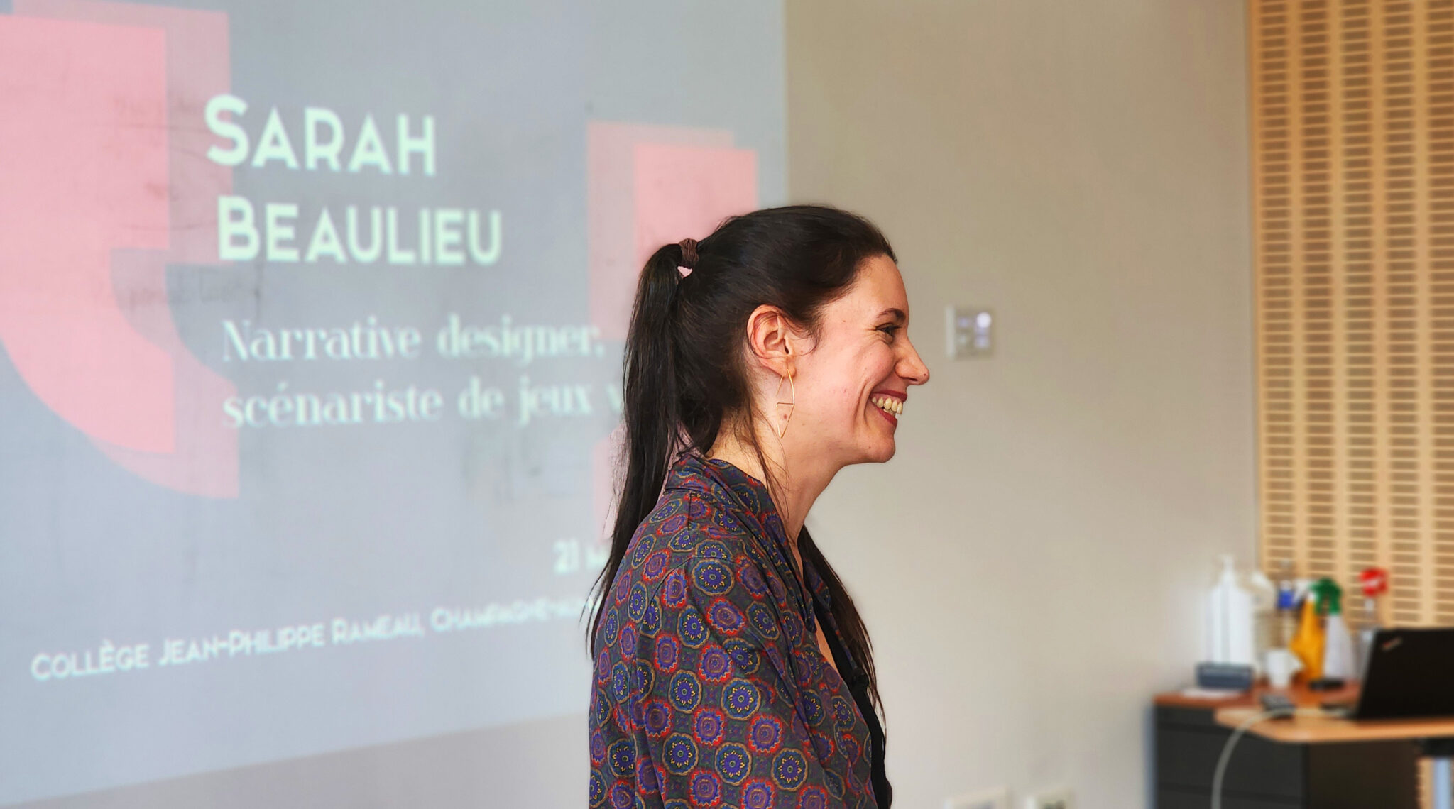 Sarah Beaulieu - Un Artiste à l'Ecole